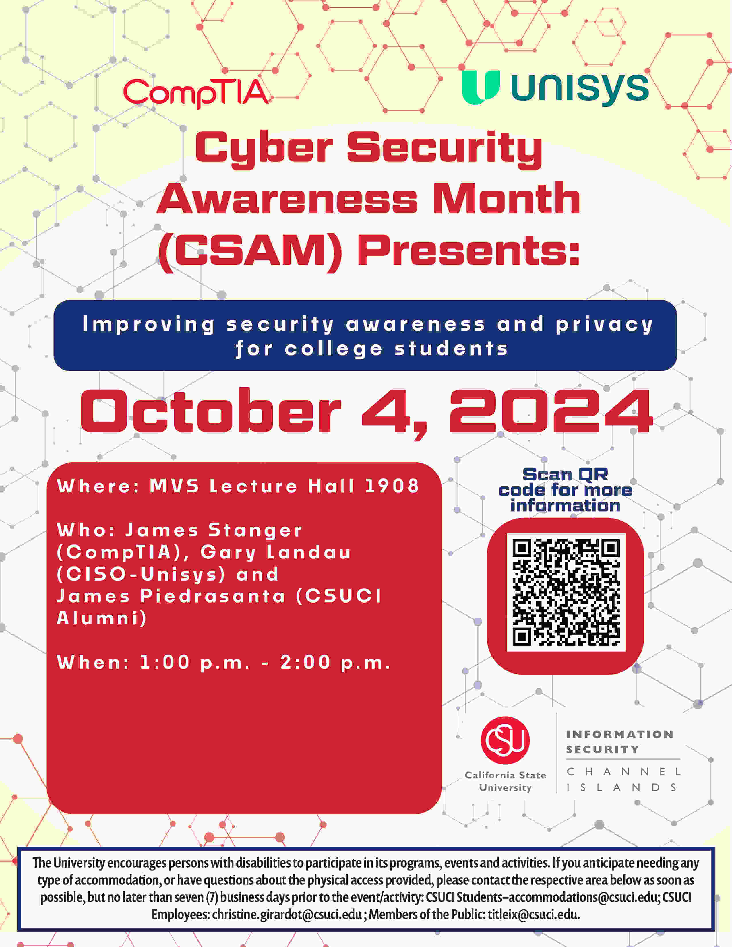 Cyber Security Awareness Month - Information Technology Services - CSU ...