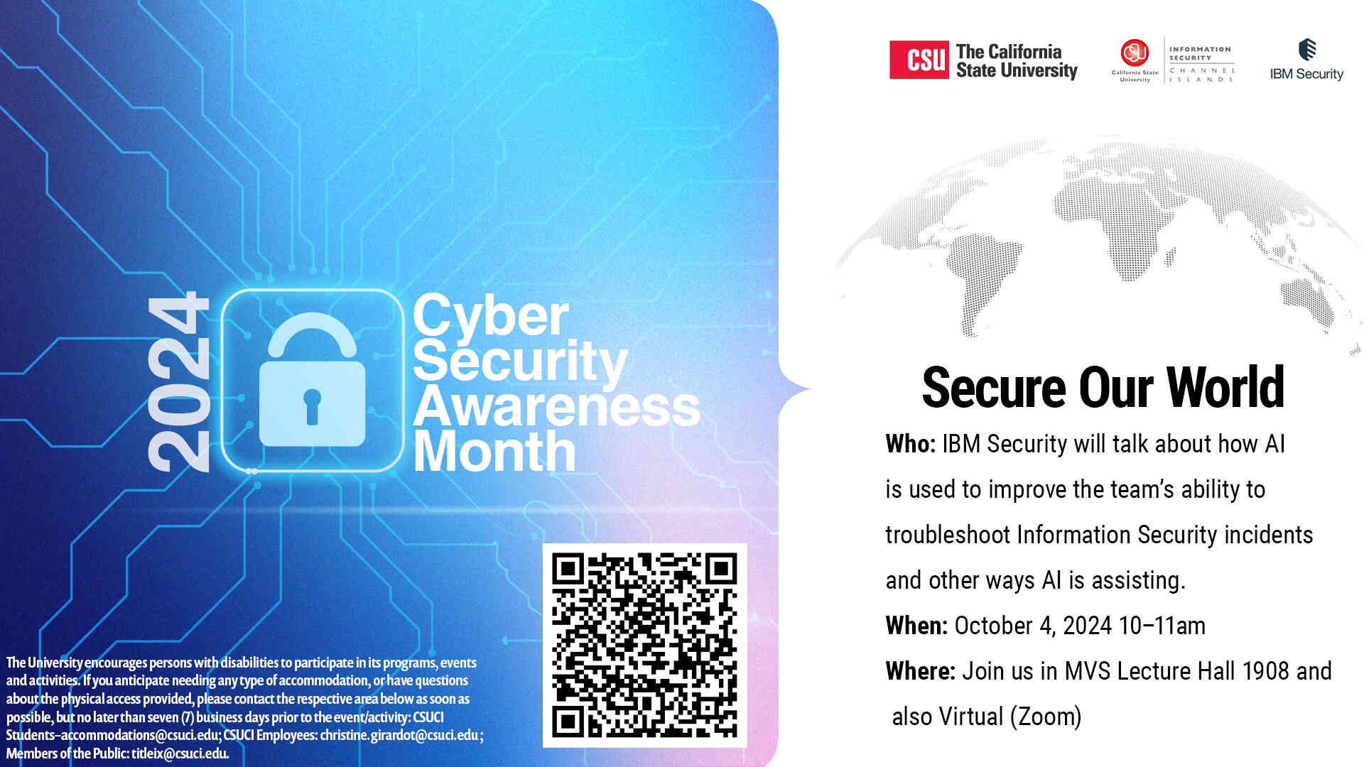 Cyber Security Awareness Month - Information Technology Services - CSU ...