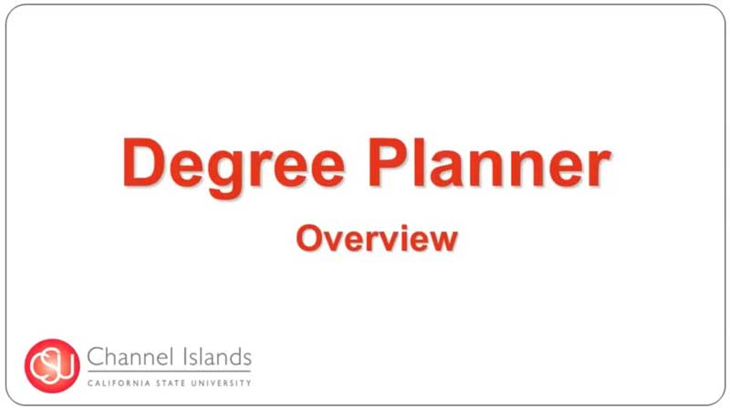Degree Planner - Registrar’s Office - CSU Channel Islands